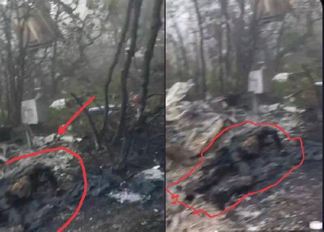 تصاویر هولناک از جسد کاملا سوخته ابراهیم رئیسی سی ان ان فارسی