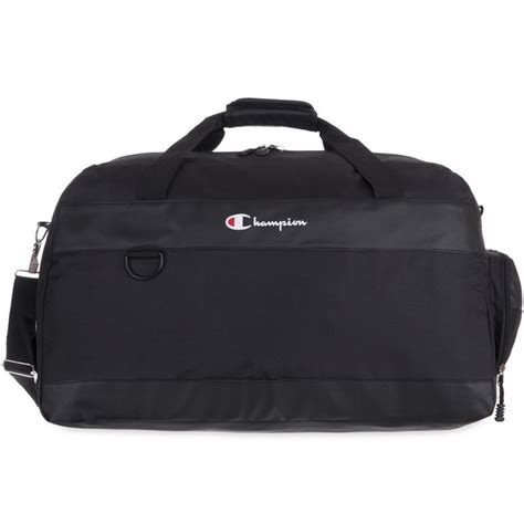 Велика зручна спортивна сумка для залу тренувань фітнесу дорожня сумка Champion Чорний 1729 2