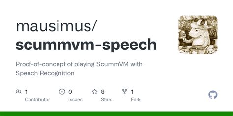 Github Mausimusscummvm Speech Proof Of Concept Of Playing Scummvm