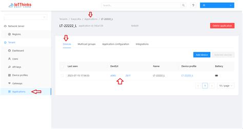 Send A Downlink Command From Easy Lorawan Cloud To A Node