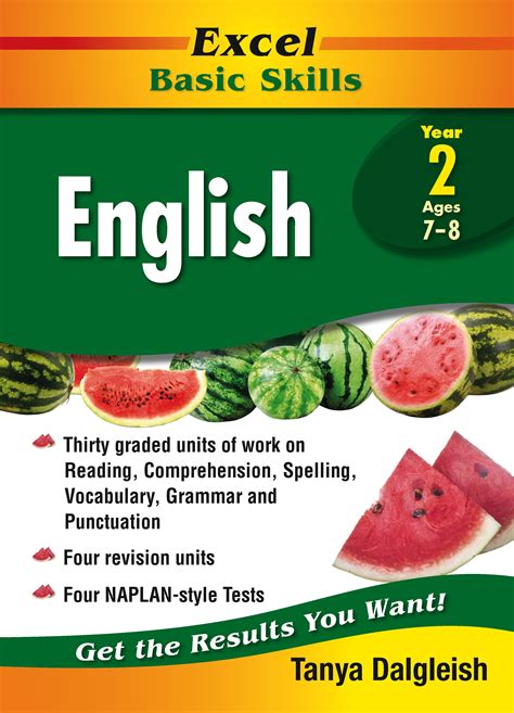 Pascal Press Excel Basic Skills Core Books English Year 2 School Locker