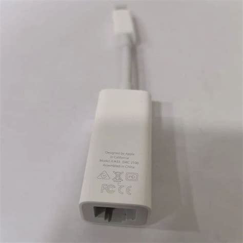 Thunderbolt To Gigabit Ethernet Adapter Lan Capable White Rs 1500 Id 26437745755
