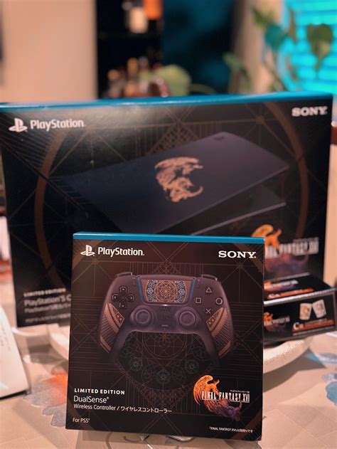 Ffxvi Limited Edition Ps5 Cover Controller And Shot Glasses R