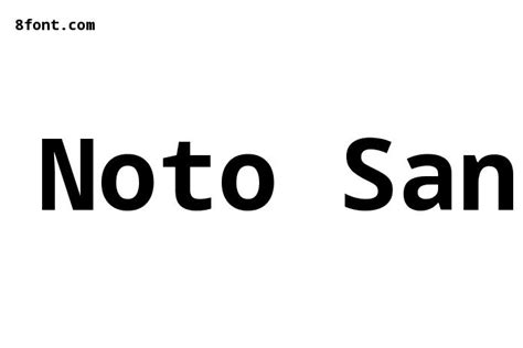 noto sans mono bold font free font download
