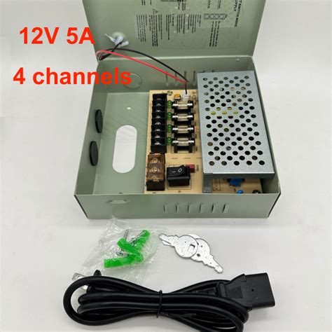 12v 5a 10a 20a 30a Fused Centralized Distributed Power Supply Power Adaptor With Box 4 9 18