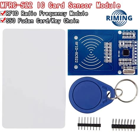 Mfrc 522 Rc522 Rfid Rf Card Sensor โมดูลส่ง S50 Fudan Card พวงกุญแจนาฬิกา Nmd Raspberry Pi