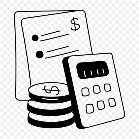 Budget Calculation Monochrome Financial Tools Png 2048x2048px Budget Calculation