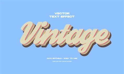 Premium Vector Vintage Editable Text Effect Retro Noise Grain Texture Premium Vector Vintage Editable Text Effect Retro Noise Grain Texture
