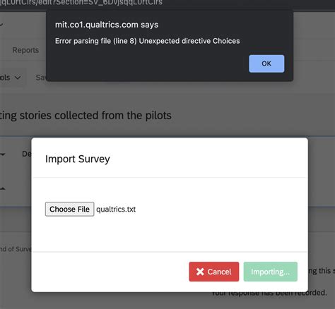 Importing A Txt File To Qualtrics Xm Community