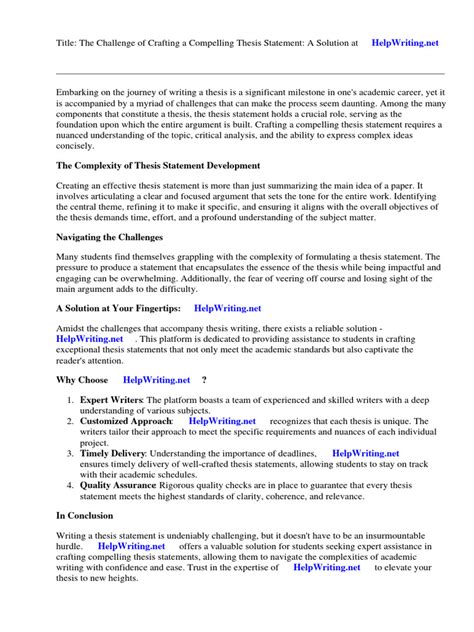 Thesis Statement Ppt Slideshare Pdf Essays Thesis
