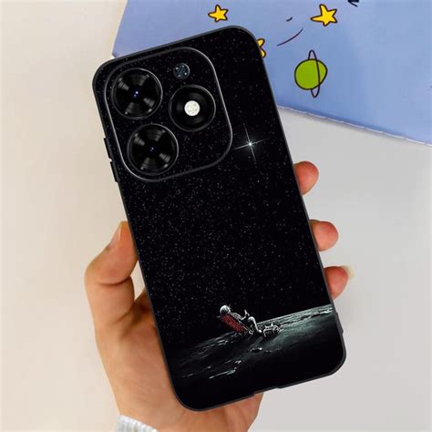 Для чехла Tecno Spark Go 2024 Bg6 Эстетичный Модный милый мультяшный рисунок противоударный