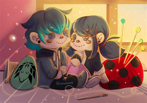 Luka And Marinette Dolls By Citrine Kestrel On Deviantart