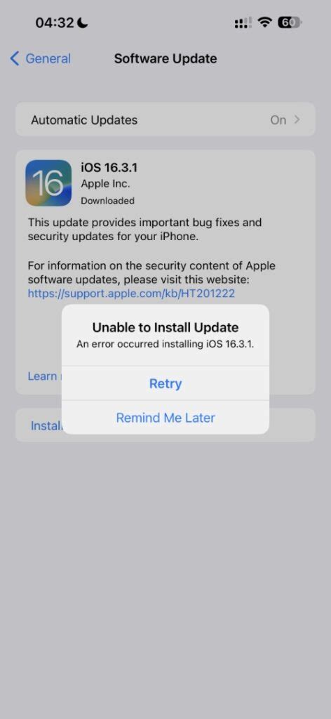 IPhone Unable To Install Update Here S What To Do IOS Hacker