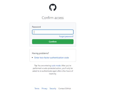 Github Repository Visibility Setup