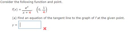Solved Consider The Following Function And Point