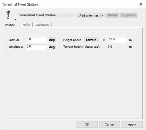 Fixed Terrestrial Stations Visualyse User Guide
