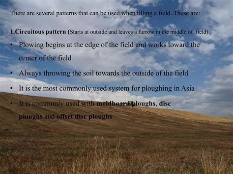 Ploughing pattern | PPTX | Agriculture | Industries