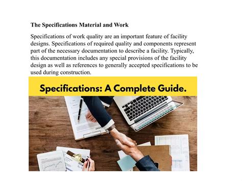 Specification 02 Pptx