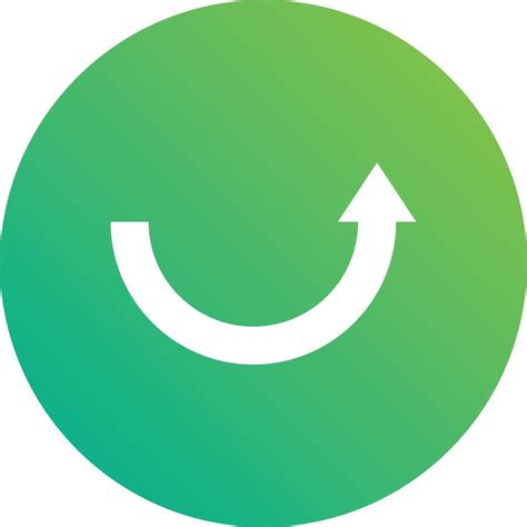 Curve Arrow Vector Icon Design Illustration 15076886 Vector Art At Vecteezy