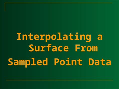 ppt kriging interpolation dokumen tips