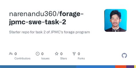 Github Narenandu Forage Jpmc Swe Task Starter Repo For Task Of Jpmc S Forage Program