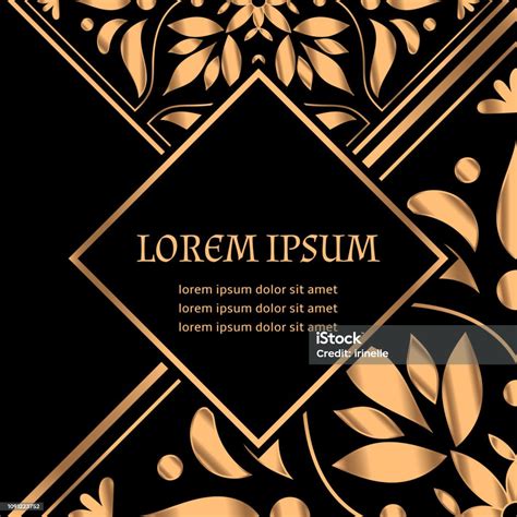 고급 배경 벡터입니다 크리스마스 또는 새 해 파티에 대 한 황금 타일 로얄 패턴 Ramadan Kareem에 대한 스톡 벡터 아트 및 기타 이미지 Ramadan