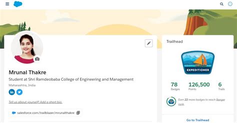 Mrunal Thakre On Linkedin Salesforce Trailhead Certificationjourney