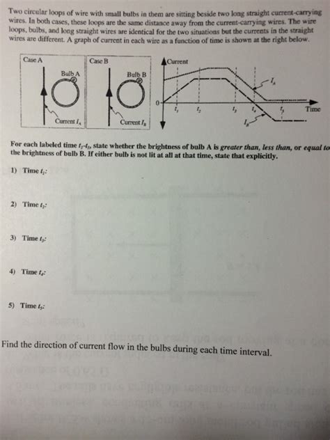 Solved Two Circular Loops Of Wire With Small Bulbs In Them Chegg Com