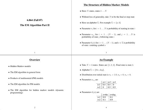 Ppt The Structure Of Hidden Markov Models Have N States States 1 Powerpoint