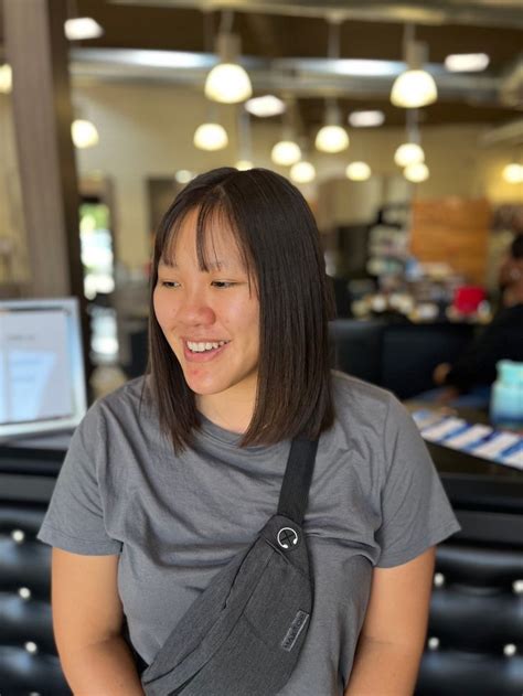 One Length Bob With Wispy Bangs One Length Bobs Wispy Bangs Fashion