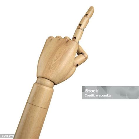 3d 렌더링 디지털 일러스트 레이 션 가리키는 손가락 흰색 배경에 고립 된 나무 더미 손 개념에 대한 스톡 사진 및 기타 이미지 Istock