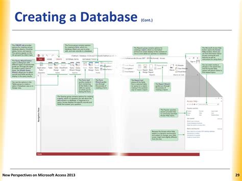 ppt access tutorial 1 creating a database powerpoint presentation