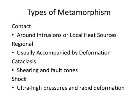 PPT Metamorphism PowerPoint Presentation Free Download ID 158423