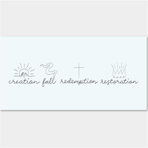 The Bible Story Creation Fall Redemption Restoration Modern
