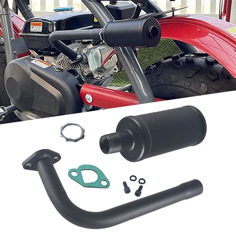 Exhaust Pipe Muffler For Predator 196cc 212cc Gx200 Coleman Ct200u Mini