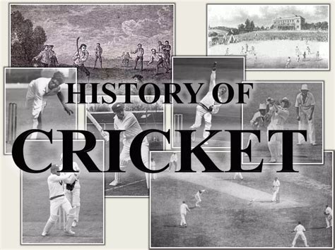 History Of Cricket Pptx