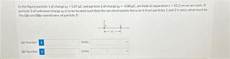 solved in the figure particle 1 of charge q1 1 07μc and