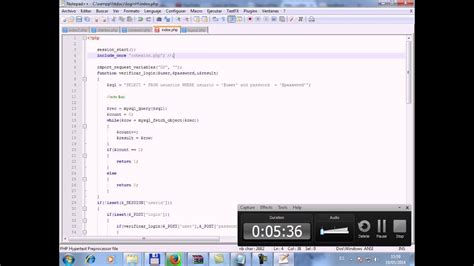 Como Hacer Un Login Php Y Mysql Youtube