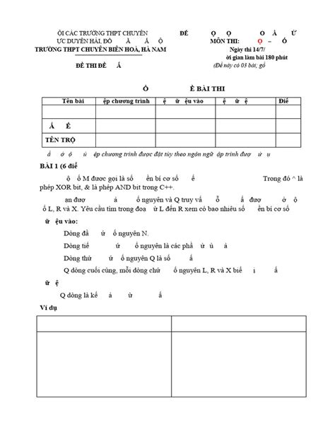 Đề Thi đề Xuất Tin 11 Hanam 2023 Pdf