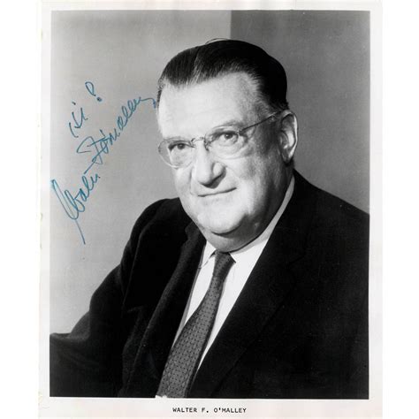 Walter Omalley Signed Photo