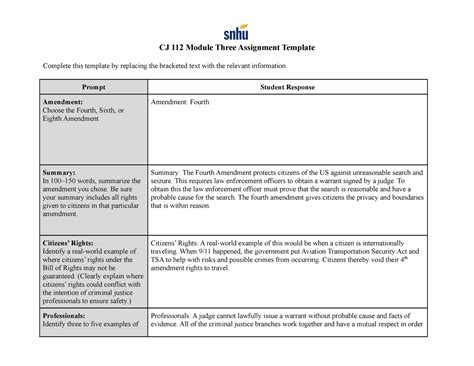 Cj 112 Module Three Assignment Template Cj 112 Module Three Assignment Template Complete This