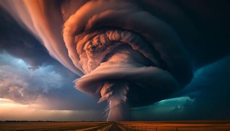 Premium Photo The Vortex Of The Storm