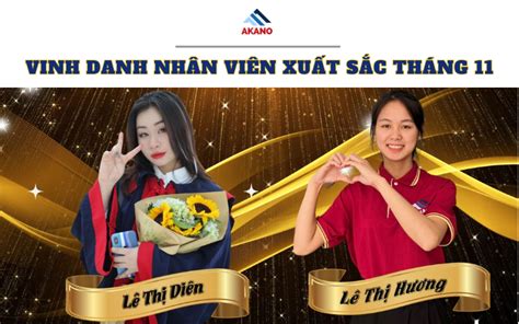 Akano vinh danh nhân viên xuất sắc tháng Akano