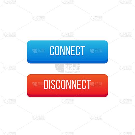 简单的连接和断开按钮