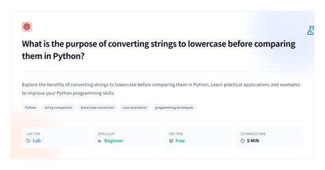 What Is The Purpose Of Converting Strings To Lowercase Before Comparing