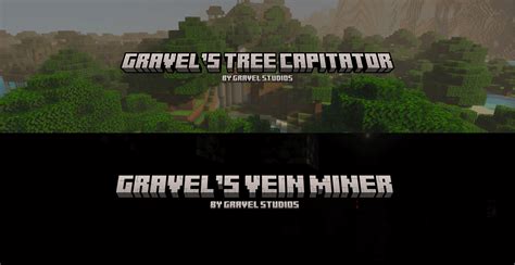 Gravels Chop N Mine Minecraft Addon
