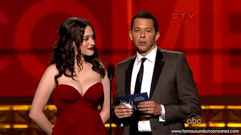 The 2012 64th Annual Primetime Emmy Awards Kat Dennings Sexy Nude Scene Beautiful Celebrity