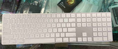 apple magic keyboard with numeric keypad silver mq052ll a wireless