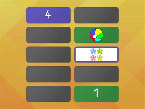 Number Match Matching Pairs