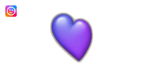 Half Blue Half Purple Heart Emoji Ai Emoji Generator